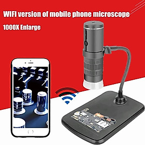SDGH 1000X Digital Microscope 1080P high-Definition Microscope Smart Phone Camera Video for PCB Welding Slideshow Viewing etc (Color : Type C, Size : See Figure)