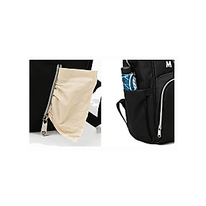 OMGA Mummy Mickey Mouse Diaper Bag Oxford Stylish Nappy Bags With Multi-Function for Baby (pink)