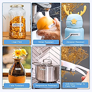 Absonic 6-Pack Tz Tape 12mm 0.47" Laminated White Compatible for Brother TZe-231 TZ-231 TZe231 P Touch Label Tape Tze 12mm White for PT-D210 PT-D220 PT-H110 PT-2040C PTD400 PTD600 PTD610BT Label Maker