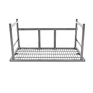 Origami R1 Pantry Shelves Heavy Duty Shelving, Metal Storage Shelves, Garage Storage Rack, Shelf Organizer, Shelving Unit, Garage Organization, Kitchen Storage Shelves (Pewter, R1)