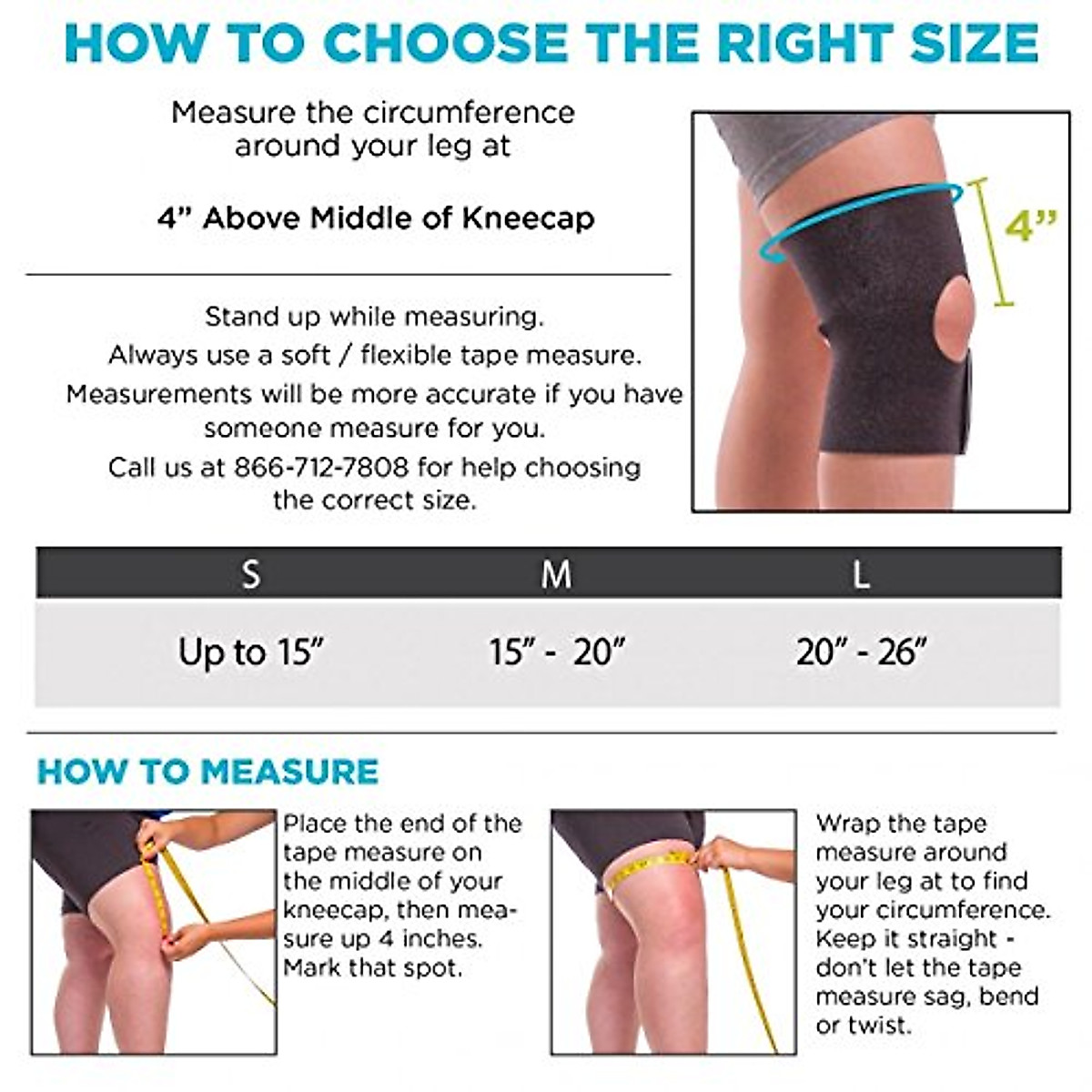 BraceAbility Nonslip Knee Support | Comfortable No-Sweat Womens and Mens Knee Wrap Brace for Sore Knees, Sprains, Arthritis Joint Pain Relief while Walking, Working Out, Sitting & Standing (Medium)