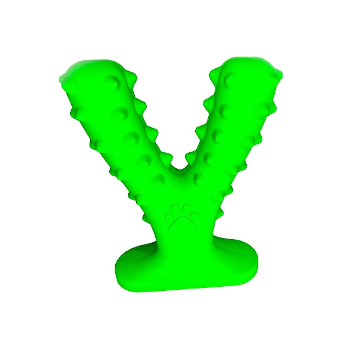 SINCREX USA Dog Toothbrush Dental Chew Cactus Toy - Teeth Cleaning, Teething Aid - Soft, Flexible, and Durable Rubber Toy for Medium and Small Breeds