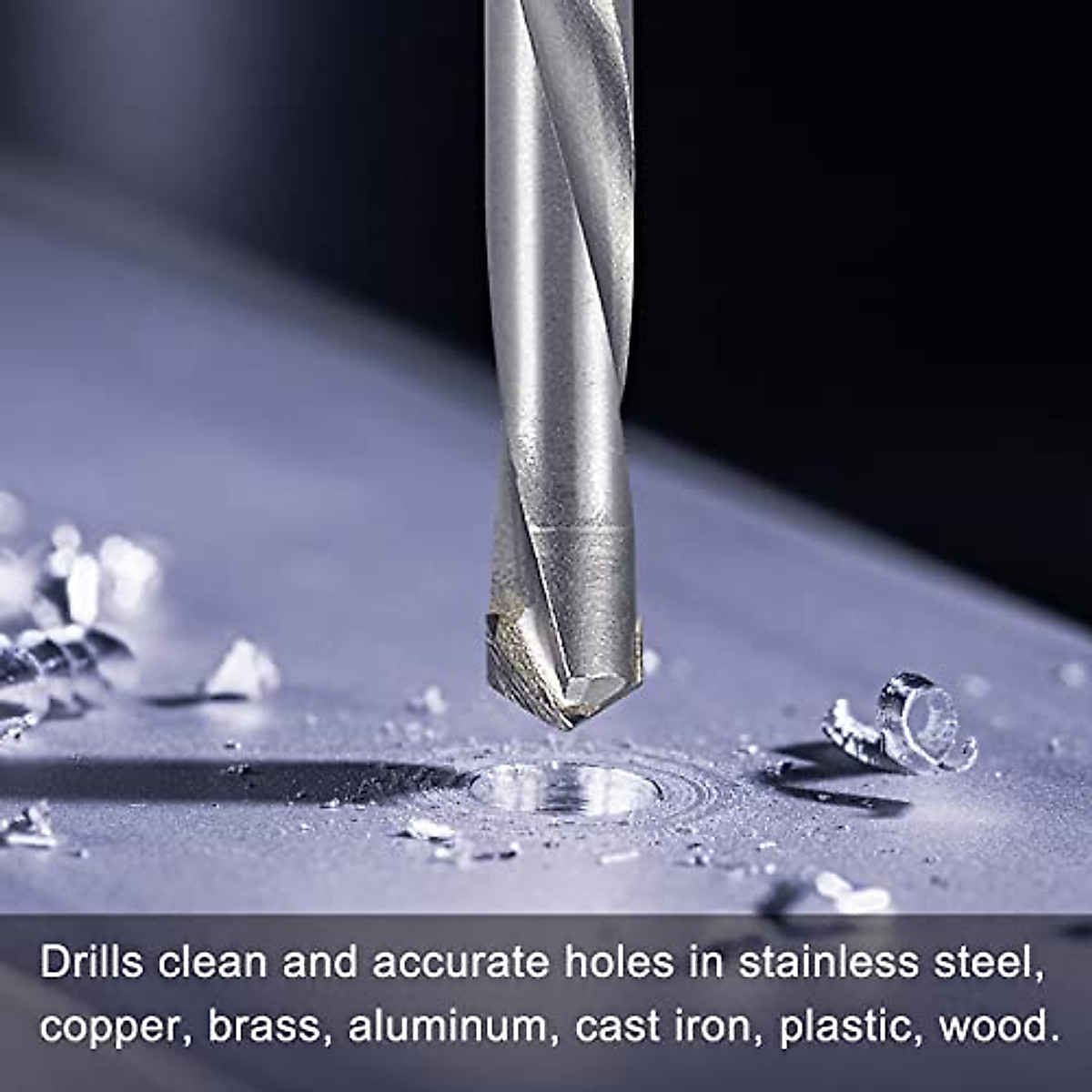 uxcell Cemented Carbide Twist Drill Bits 16mm Metal Drill Cutter for Stainless Steel Copper Aluminum Zinc Alloy Iron 4 Pcs