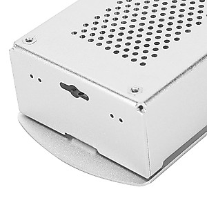 Protective Enclosure, Aluminum Alloy Heatsink Case Efficient Reserved Interface Good Adaptability with Fan for Raspberry Pi 2 3 B+ Model