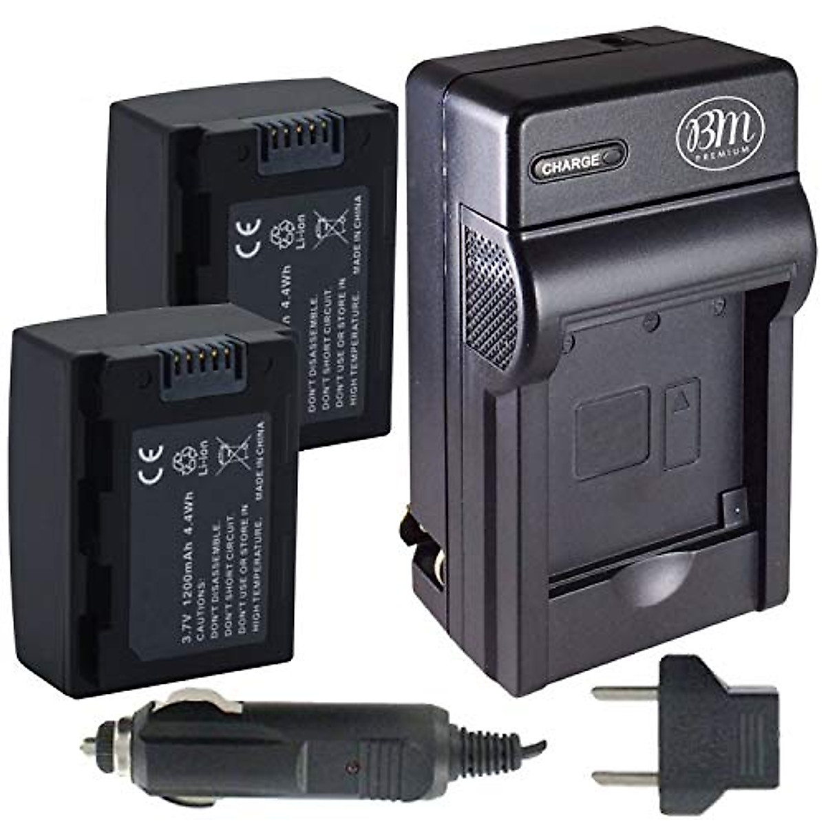 BM 2 IA-BP105R Batteries and Charger for Samsung HMX-F90, HMX-F800, HMX-F900, HMX-H300, HMX-H303, HMX-H304, HMX-H305, HMX-H320 SMX-F53 SMX-F54 SMX-F500, SMX-F501, SMX-F530, SMX-F70, SMX-F700 Camcorder