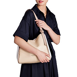 kate spade new york Knott Colorblock Large Shoulder Warm Stone Multi One Size