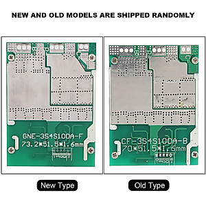 Oumefar 4S 100A 12V LiFePO4 PCB Board Lithium Iron Battery Board with Balancing and Functions