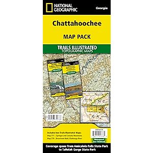 Chattahoochee National Forest [Map Pack Bundle] (National Geographic Trails Illustrated Map)