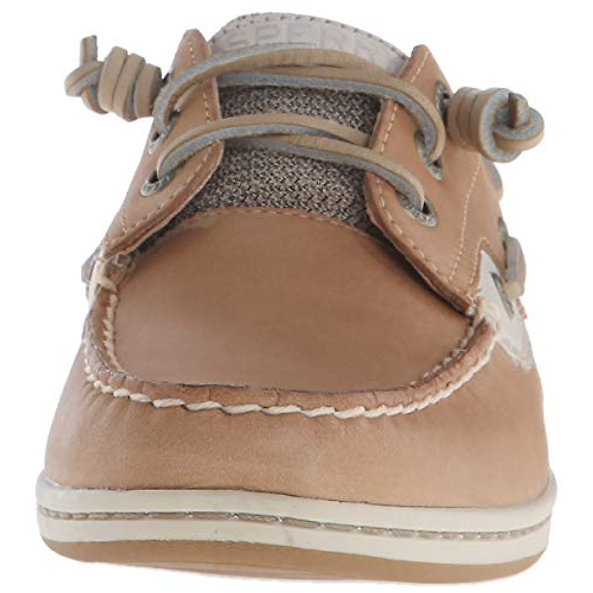 Sperry Womens Songfish Boat Shoe, Linen Oat, 9