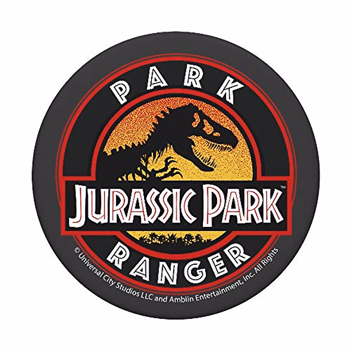 Jurassic Park Ranger Logo PopSockets PopGrip: Swappable Grip for Phones & Tablets