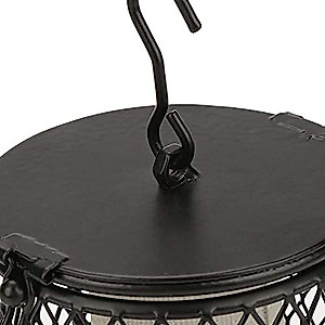 Hffheer Heat Lamp for Reptile 100W Infrared Ceramic Heat Emitter White Reptile Emitter Bulb Heater Lamp for Chicken Lizard Pet Brooder Coop Aquarium(Black)