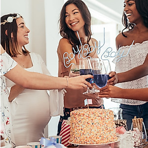 10 Pack Gender Reveal Straws, Gender Reveal Decorations, Baby Shower Decorations, Baby Shower Decorations For Girl and Boy, Gender Reveal Ideas, Baby Gender Reveal Party Supplies