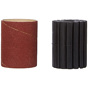 Bosch Home and Garden 1600A0014U Straight Shank Sleeve Plus Sanding Sheet AS60 Set for Bosch PRR 250 Removing Roller, Set of 2 Pieces