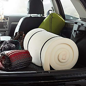 LUCID 2 Inch Traditional Foam Mattress Topper - Hypoallergenic - Ventilated - Conforming Support - Full