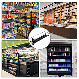 Hemobllo Drinks Organizer for Fridge- Refrigerator Bottle Can Organizer Adjustable Beverage Organizer Glide Pusher Drink Sliding Organizer for Vending Machine Refrigerator