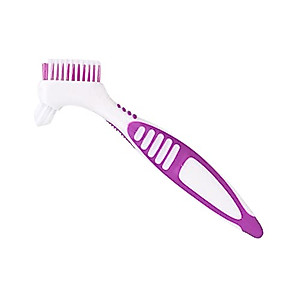 2pcs Denture Cleaning Brush Oral Care Double Sided Toothbrush Removes PlaqueOral Care,Denture Brush