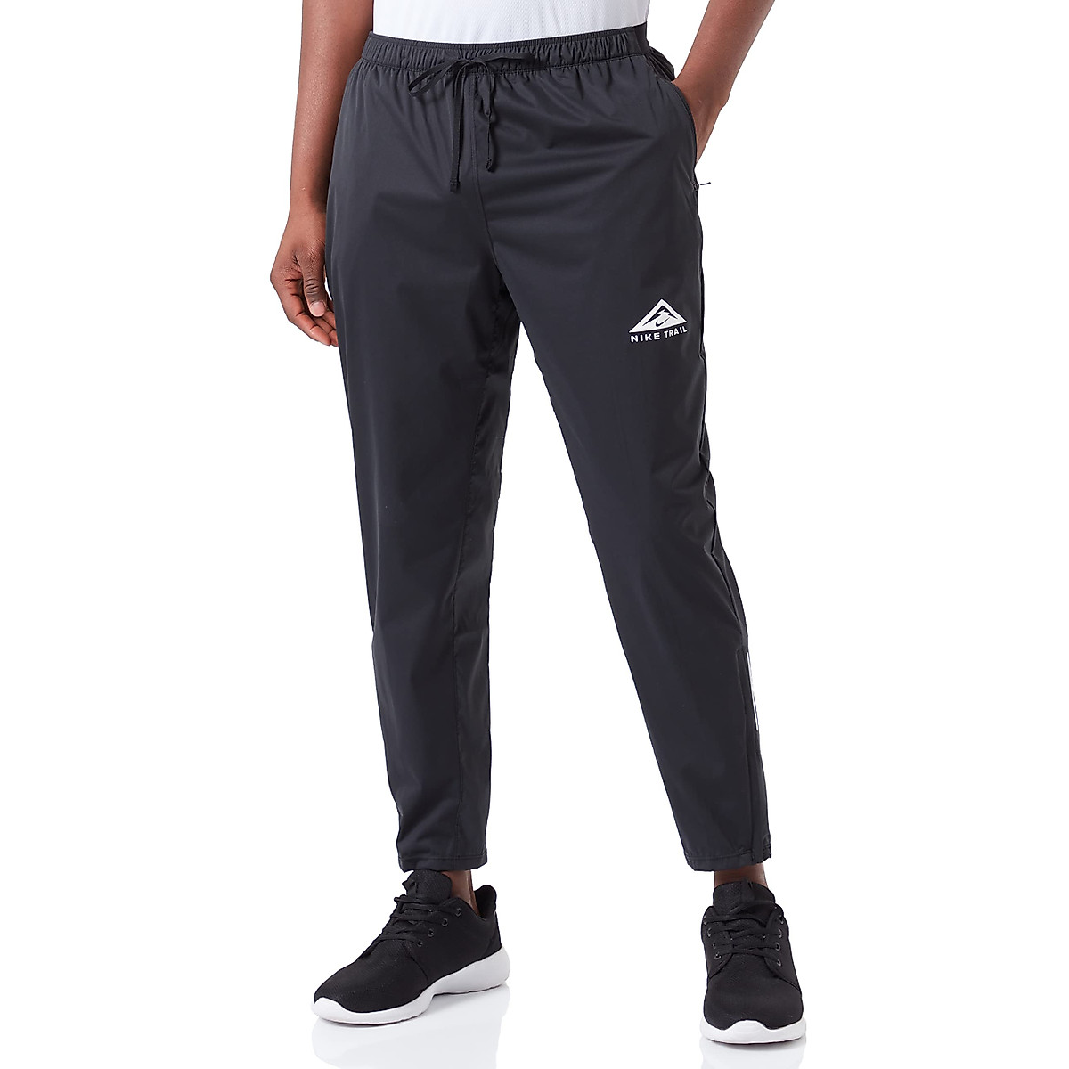 Nike Dri-FIT Phenom Elite Men's Knit Trail Running Pants, Black, M Regular US, Black, Medium