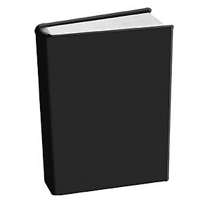 Book Sox Stretchable Book Cover: Standard Size Solid Black. Fits Smaller/Thinner Hardcover Textbooks up to 8x10. Easy to Install, Adhesive-Free, Nylon Fabric Protector for School. Wash & Re-Use!
