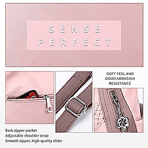 Purses and Handbags Women Fashion Tote Bag Shoulder Bags Top Handle Satchel Purses Washed Synthetic Leather Handbag