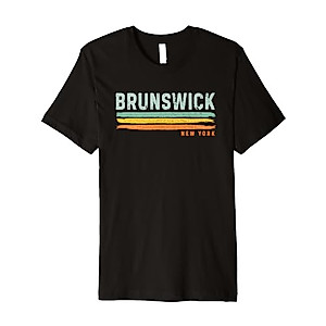 Vintage Stripes Brunswick NY Premium T-Shirt