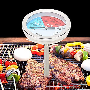 Garden Supplies Stainless Steel Barbecue Oven Cooking Thermometer Temp Gauge Kitchen Utensils