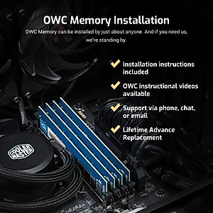 OWC 16GB (2x8GB) DDR3 ECC Registered CL7 PC3-8500 1066MHz SDRAM Memory Ram Upgrade Module Compatible with 2009-2010 Mac Pro Nehalem, Xserve 2009 (OWC85MP3S8M16GK)