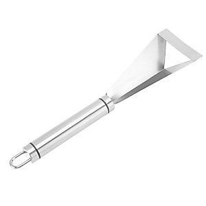 Stainless Steel Fruit Carving Knife, Antislip Engraving Blades Fruit Carving Tool V Shape Channel Knife Triangular Shape Vegetable Knife DIY Food Carving for Home Kitchen