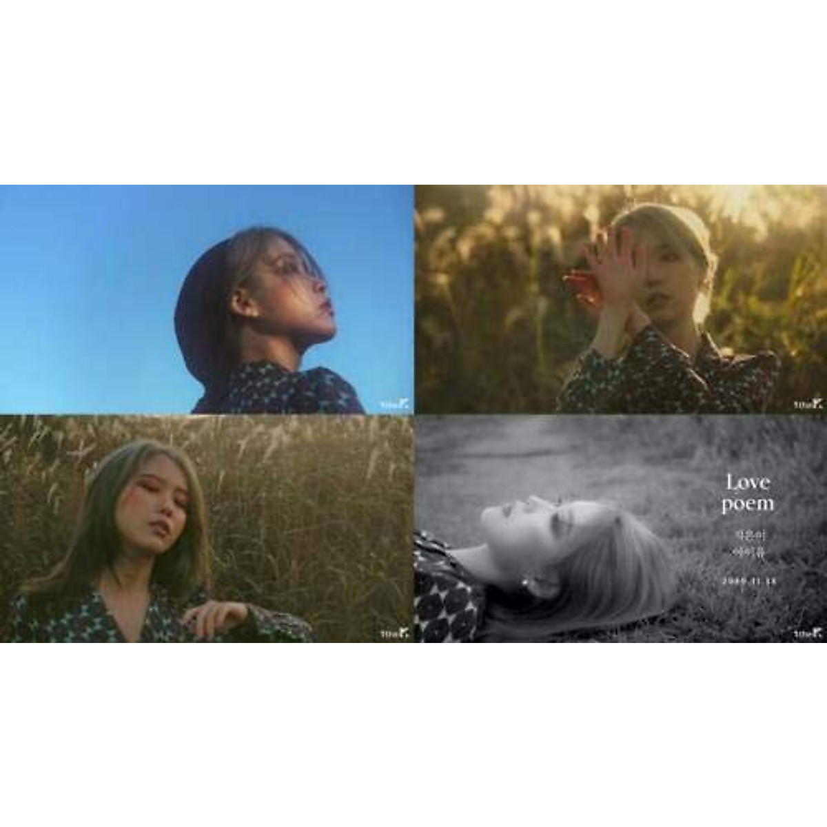 IU 'Love Poem' 5th Mini Album CD+112p PhotoBook+1p PhotoCard+1p Bookmark+Message PhotoCard SET+Tracking Kpop Sealed