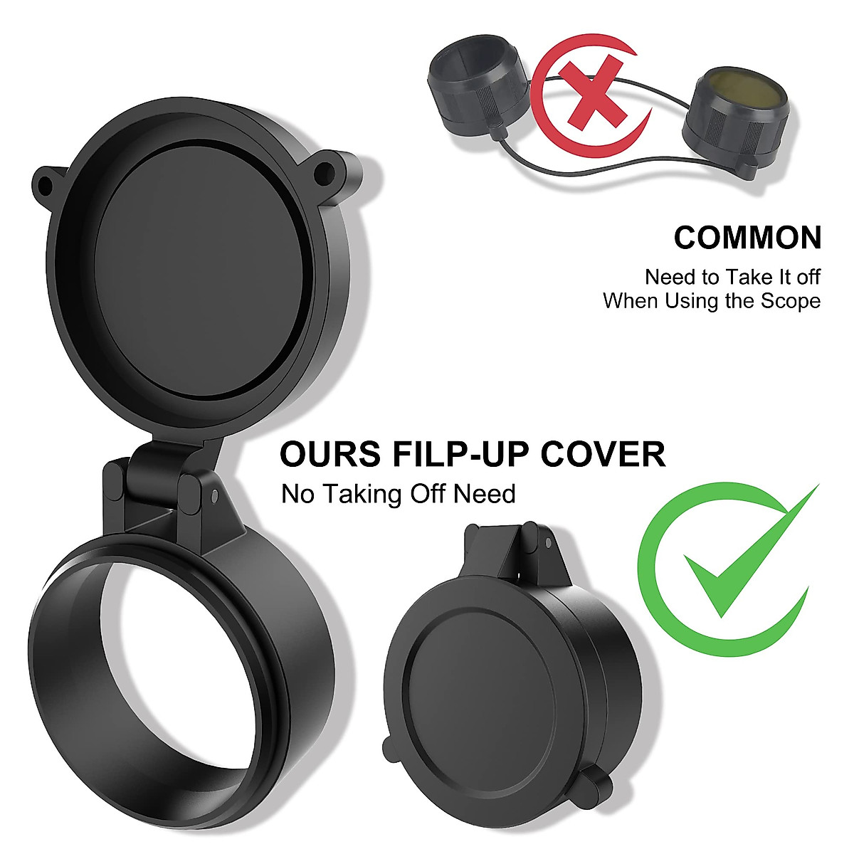 VICTOPTICS S6 1-6X24 30mm Monotube SFP 5 Levels Red & Green Illumination LPVO Matte Black Edge-to-Edge Image Rifle Scope with Zero Reset & Turret Lock for Hunting Shooting Compact Airsoft Rifle Scope