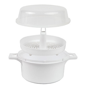 Home-X Microwave Round Steamer Set
