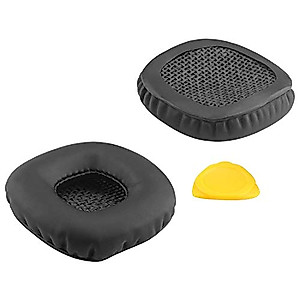 Geekria QuickFit Replacement Ear Pads for Marshall Major, Major II, Major 2 Headphones Ear Cushions, Headset Earpads, Ear Cups Cover Repair Parts (Black)