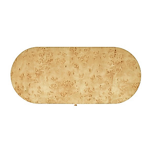 Jennifer Taylor Home Jesse 55.5" Single Drawer Storage Burl Wood PC Computer Home Office Bedroom Modern Work Study Desk Table