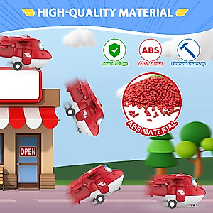 Super Wings 2" Transform-A-Robots 4 Pack Jett, Paul, Mira, and Grand Albert, Airplane Toys Mini Action Figures, Transformer Toys for 3+ Years Old Boys and Grils