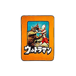 Ultraman Throw Blanket | Cozy Fleece Blanket | Super Soft Lightweight Blanket | 45 x 60 Inches