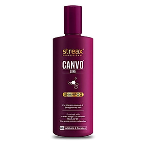 Streax Pro Canvo Line Shampoo, Conditioner & Serum For Straightened Hair
