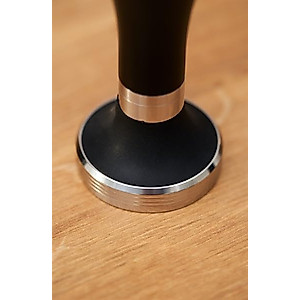 Eureka Perfect Grip 58.3mm Adjustable Espresso Tamper, Black