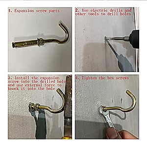 MDEPYCO 2 Pcs Height Adjustable Metal Chain Clothing Hanging Racks,Creative Commercial Wedding Dress Display Shelf,Retail Store Metal Garment Rack,Ceiling Mount Clothes Storage Hanger (Gold, 24" L)