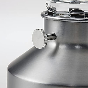 TARNABY Table Lamp 10'' (No Bulb) Stainless Finish LED Light 905.150.66, Silver