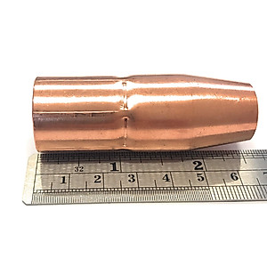 200-258 Miller Style M-25 Nozzle 1/2" Bore - Flush Mount - Arc Weld by Masterweld Pack of (5)