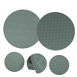 BESPORTBLE 2 Pcs knee brace for sports Workout Support Pads Round Pilates Support Pads travel yoga mat Sports Balance Protection Pads easy to carry fitness mat knee pads pilates mat non-slip