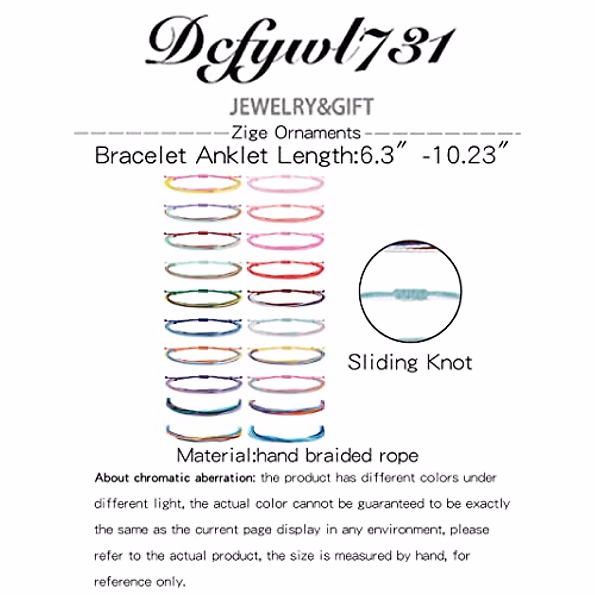 Dcfywl731 16 Pieces String Wave Bracelet for Teen Girls Colorful Handmade Braided Rope Friendship Bracelets Boho Surfer Bracelet for Teen Girls Summer Beach Bracelets Anklets Jewelry