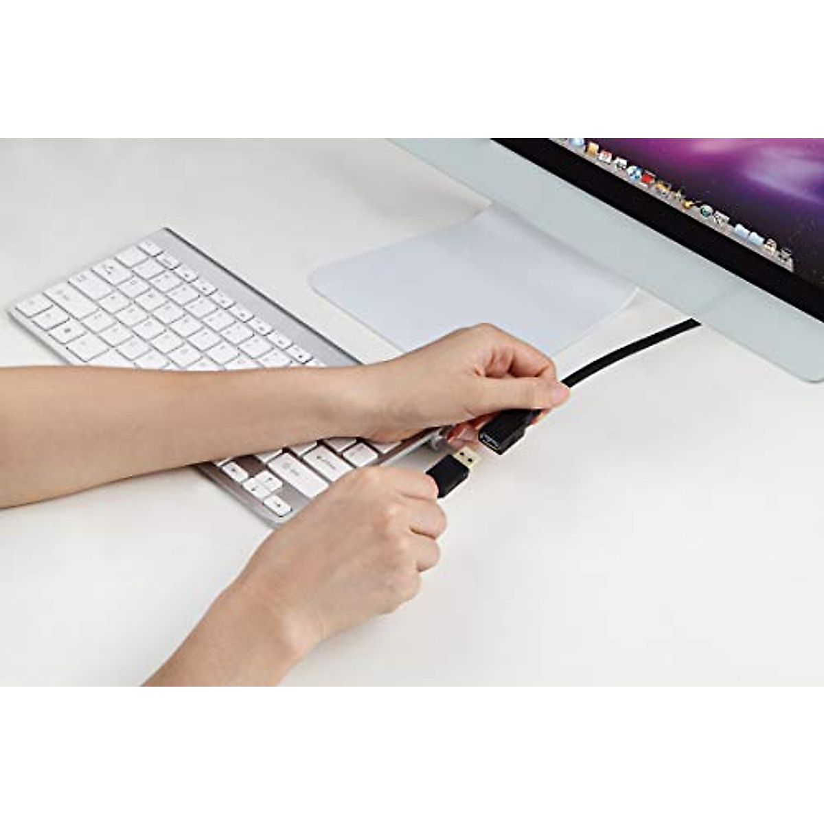 Qxcynsef USB 3.0 Extension Cable 15 FT,USB Extender Cable 15 FT Type A Male to A Female High Speed 3.0 USB Cable 15FT Black