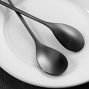 AnSaw 20-Piece Set of 4.7" Gold Leaf Mini Coffee & Dessert Spoons, Stainless Steel Demitasse Espresso & Tea Spoons - Perfect for Espresso Lovers