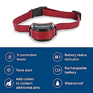PetSafe Stay & Play Wireless Pet Fence for Stubborn Dogs – No Wire to Bury – Covers 3/4-Acre Yard – For Hard-to-Train Dogs 5 lbs. & Up – Portable – From the Parent Company of INVISIBLE FENCE Brand