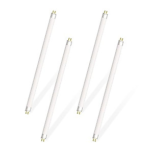 Dichroma 4 Pack T5 8W Replacement Bulb for Faicuk WS108 Wall Sconce Fly Light Trap, 12 Inch F8T5/BL UVA Fluorescent Led Bug Zapper Bulbs