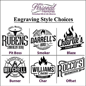 My Personal Memories Premium Personalized Wooden Steak Plate with Juice Groove - Custom Rustic Grill Serving Board for Meats, Chicken, Ribs, Barbecue