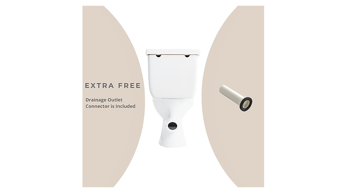 MaceratingFlo Rear Discharge Toilet with Powerful Flush & Space Saving ...
