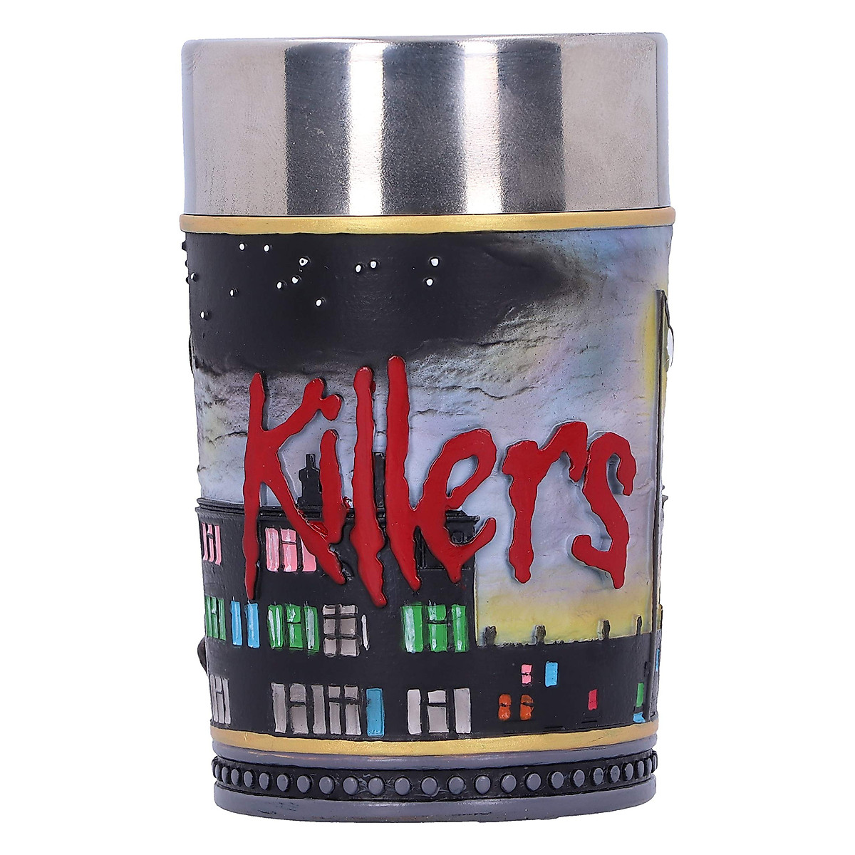 Nemesis Now Officially Licensed Iron Maiden The Killers Eddie Album Shot Glass, Black, 1 Count(Pack of 1)