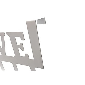 Dependable Industries inc. Essentials Over Door Hanger Heavy-Duty Hook, Hanging Clothes Coat Bag Robe Keys Towel Bathroom Closet Back of Door Hanger Sturdy 5 Hooks Love