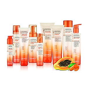 GIOVANNI 2chic Ultra-Volume Leave-In Conditioning & Styling Elixir - Builds Volume, Promotes Weightless Control for Fine/Thin Hair, Volumizing Formula with Papaya & Tangerine Butter, Color Safe - 4 oz